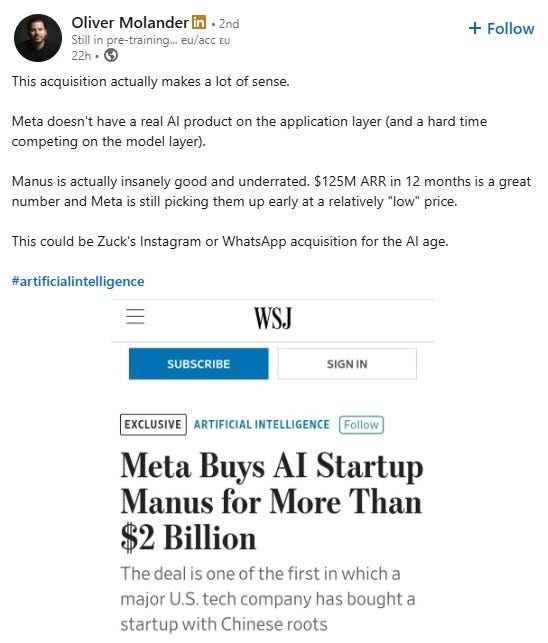 Newsletter #45: Manus AI. Has Singapore’s VC startup experiment paid off?