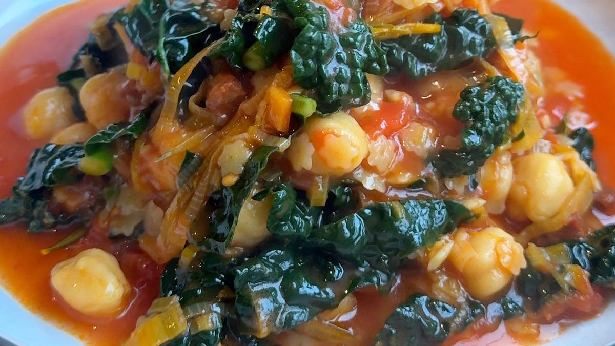 Leek & Chorizo Minestrone - Chef Anna Frazer