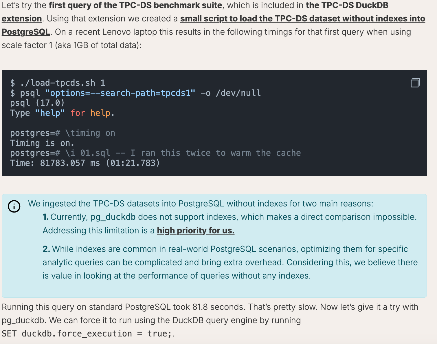 DuckDB Inside Postgres: The Unlikely Duo Supercharging Analytics