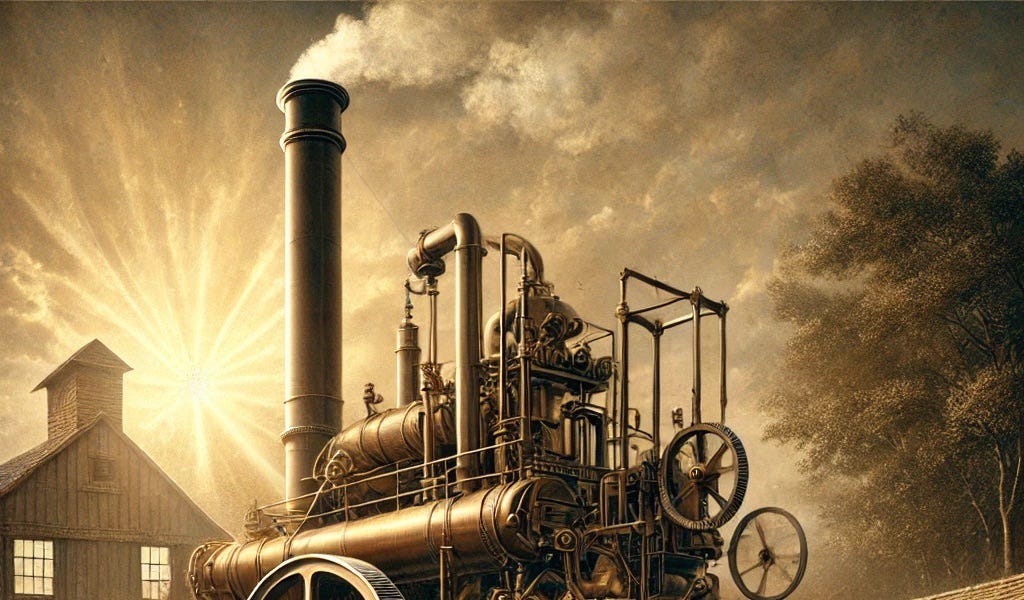 The Engine That Sparked a Revolution - by Pluto - Litloom