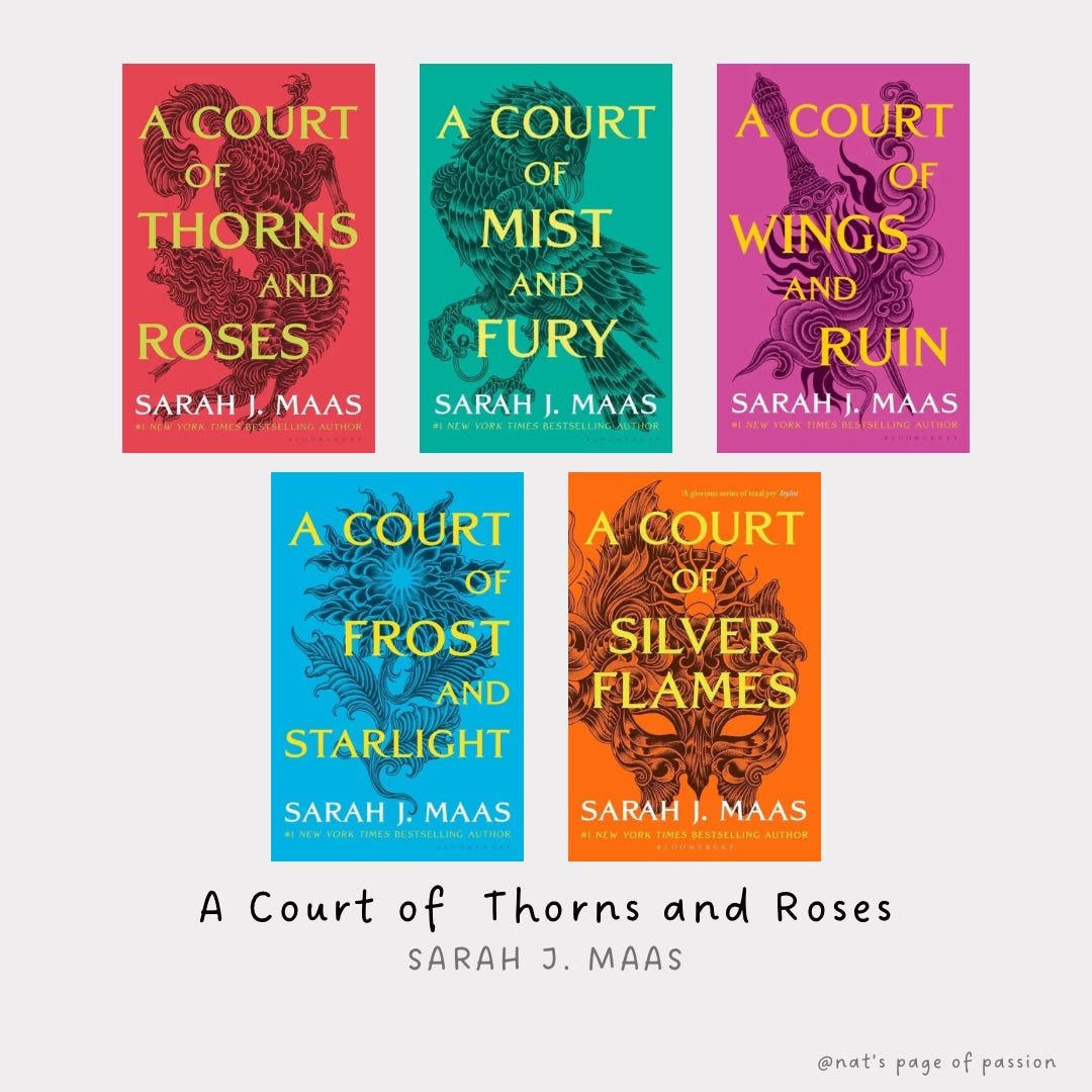 Book Review: A Court of Thorns & Roses Series by Sarah J. Mass