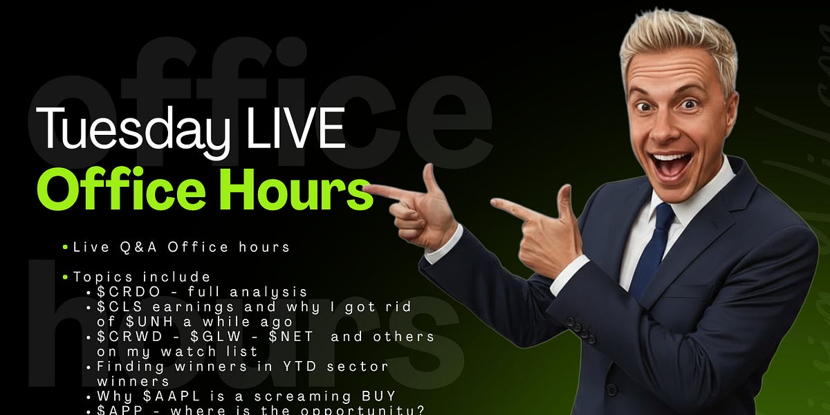 Tuesday Office Hours - AMA - DailyStockPick’s Newsletter