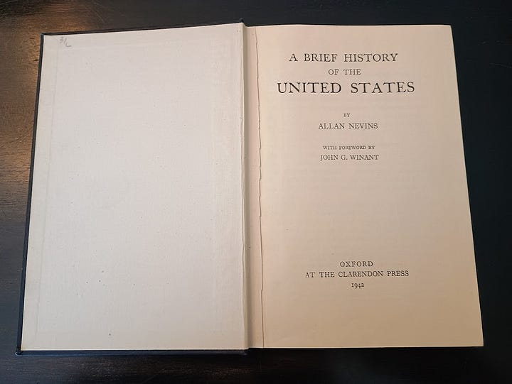 US History for Brits, from 1492, um, 1942