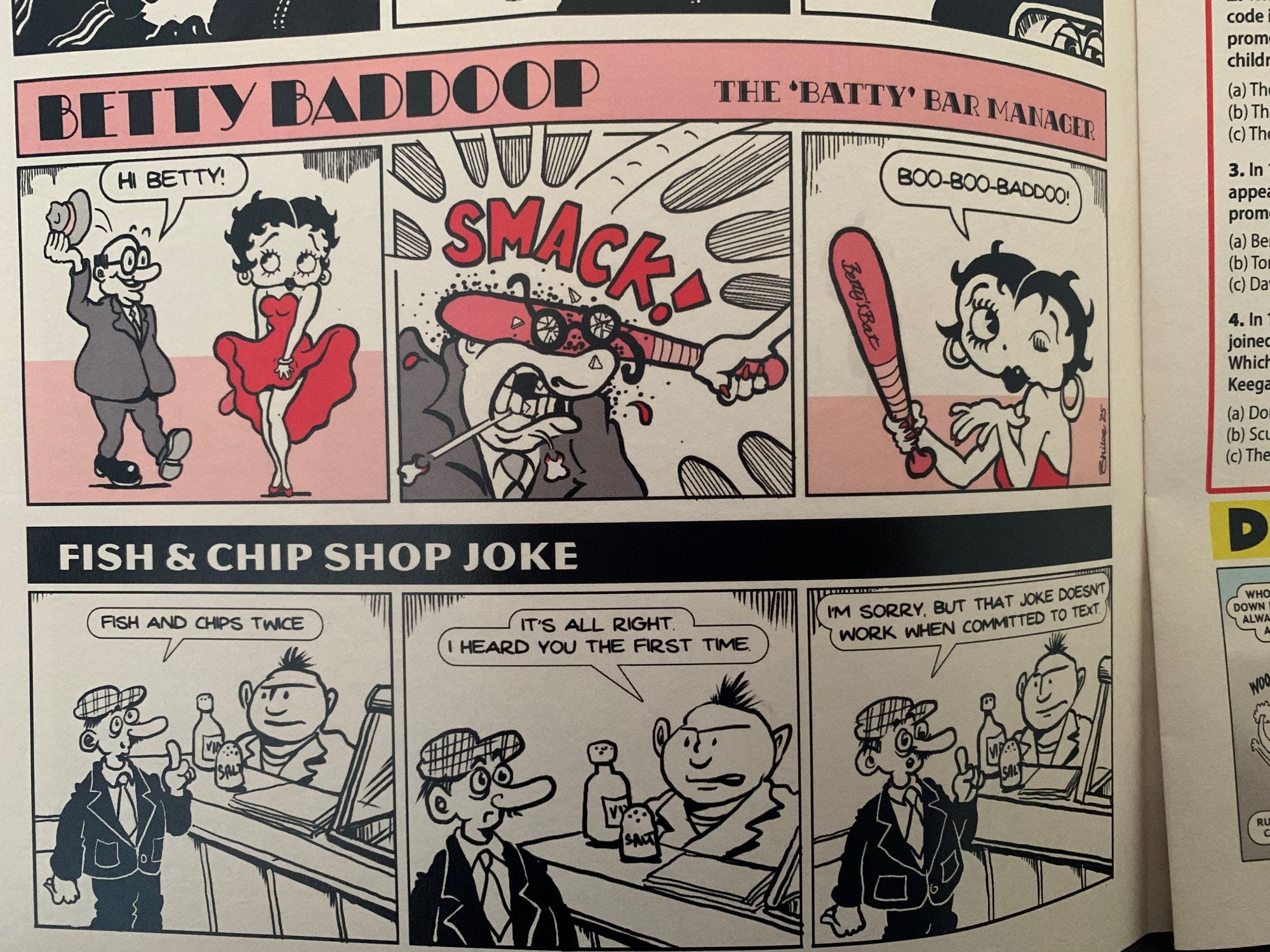 From the founders of Viz comes Codswallop and Chips