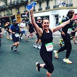 running falling over