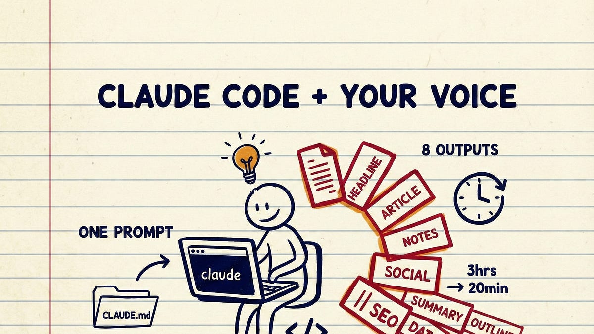 I Trained Claude Code How to Write Like Me.