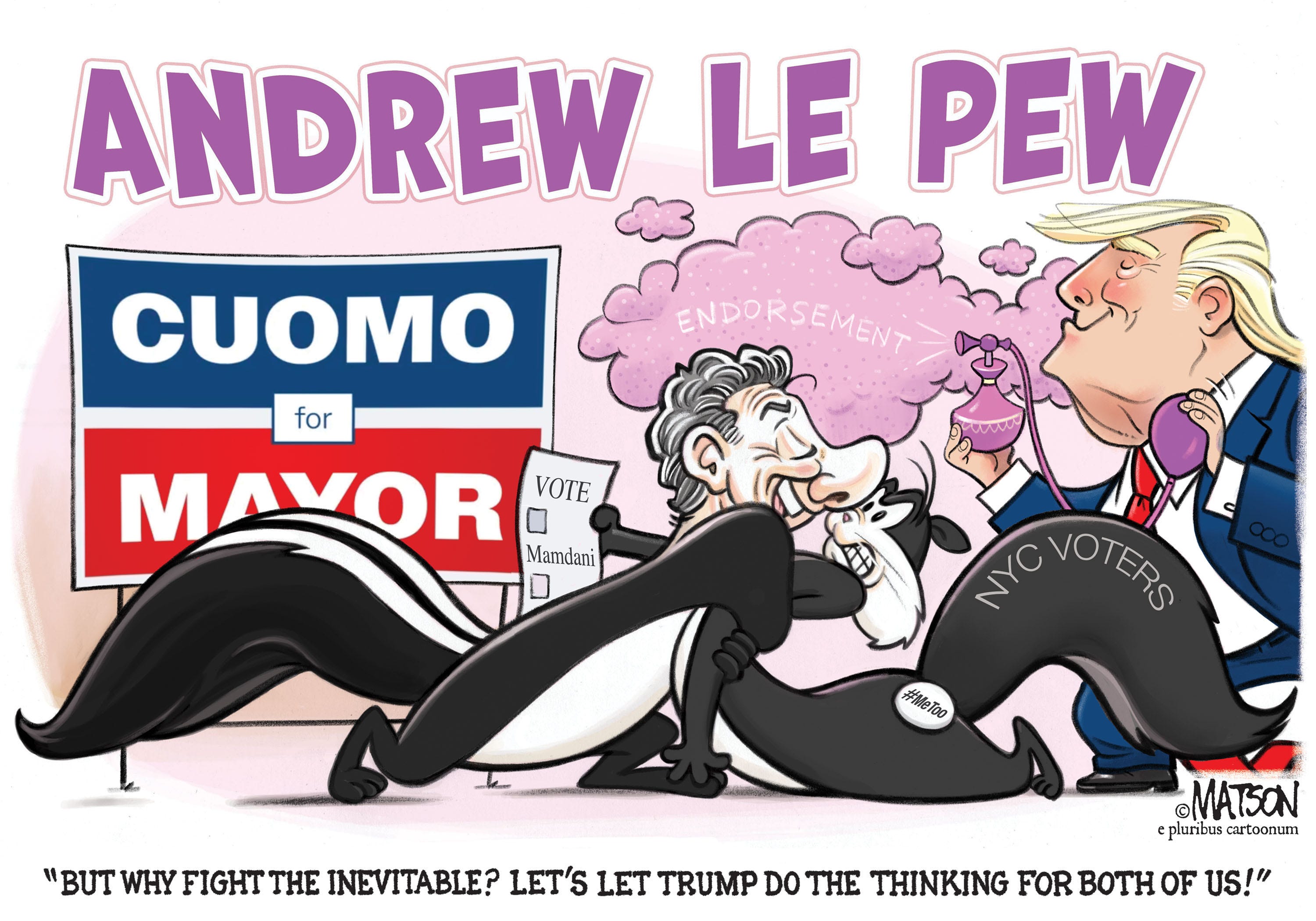 Eau de Trump - by RJ Matson - The Contrarian