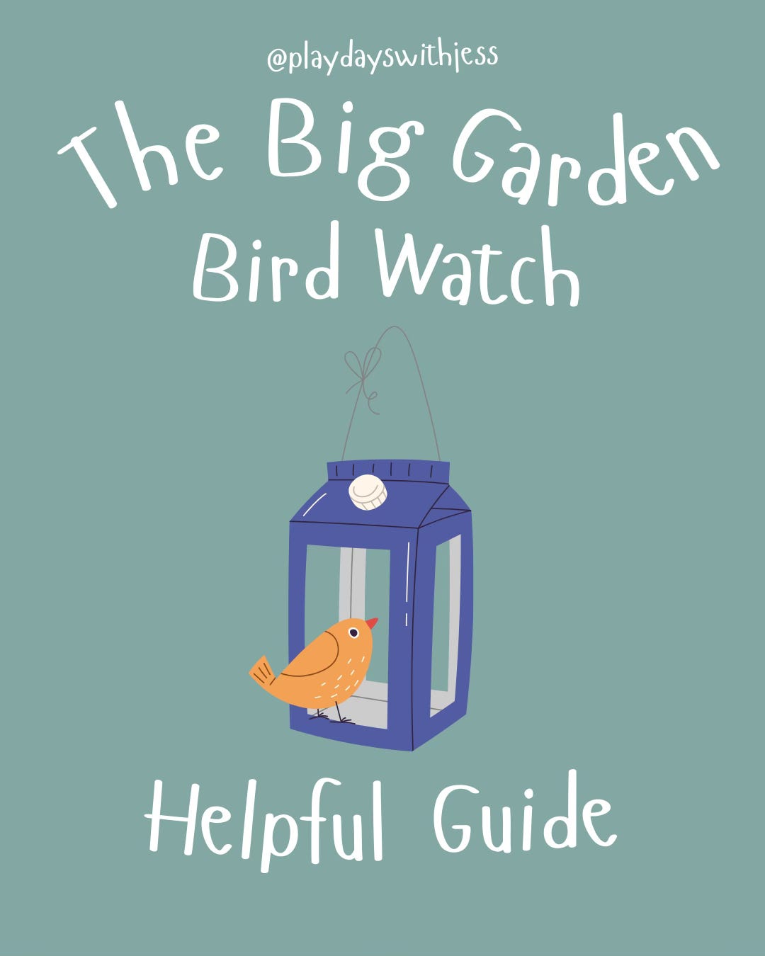 RSPB Big Garden Bird Watch - The Helpful Guide