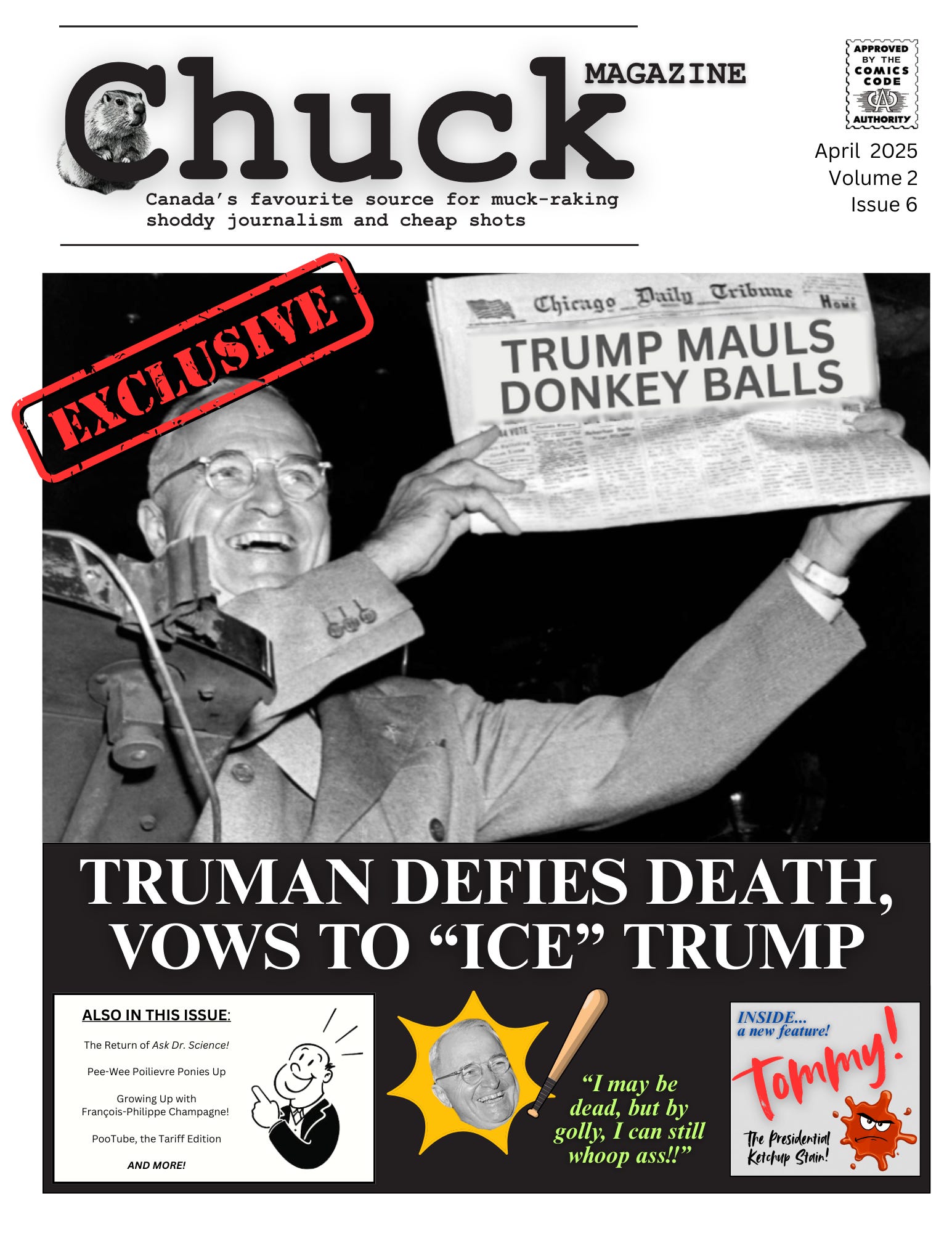 CHUCK Magazine #6 (April 2025) - by Gord McGlynn