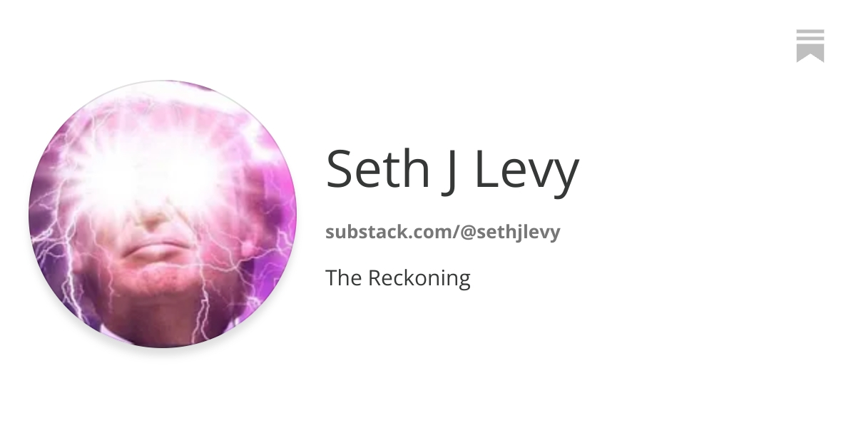 Seth J Levy | Substack