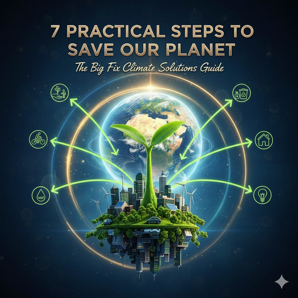 How to Effectively Combat Climate Change: 7 Actionable Steps You Can Take