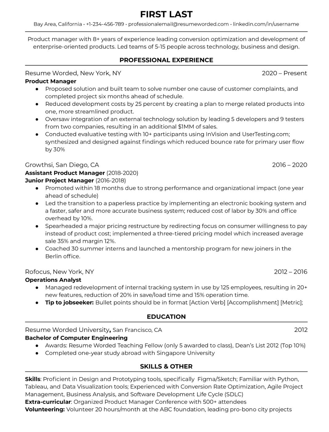 Ultimate Guide: The PM Resume [Examples + Templates]