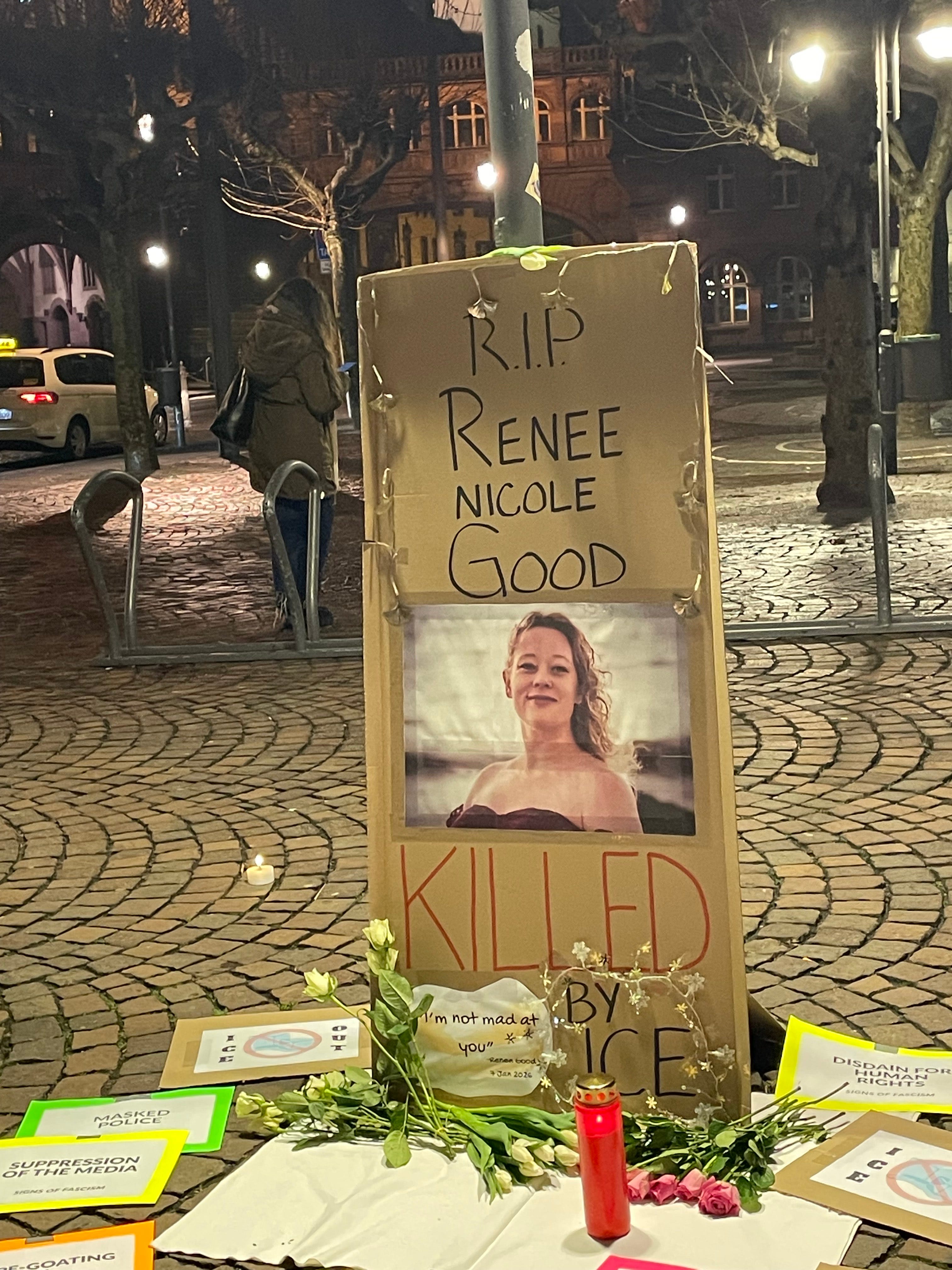 Vigil Honoring Renee Good - The Flensburg Files’s Substack