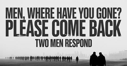 NYTimes Article Men Where Have You Gone? Two Men Respond