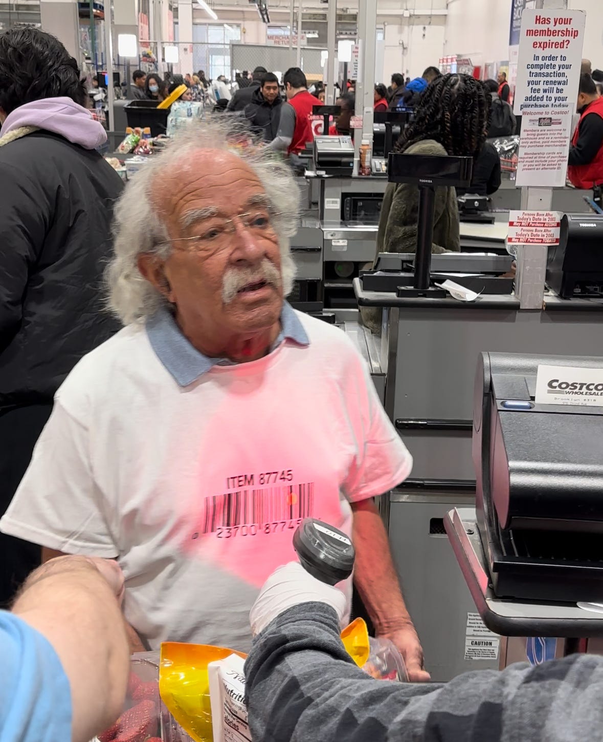 The Story Behind The Viral Costco Chicken Barcode Shirt