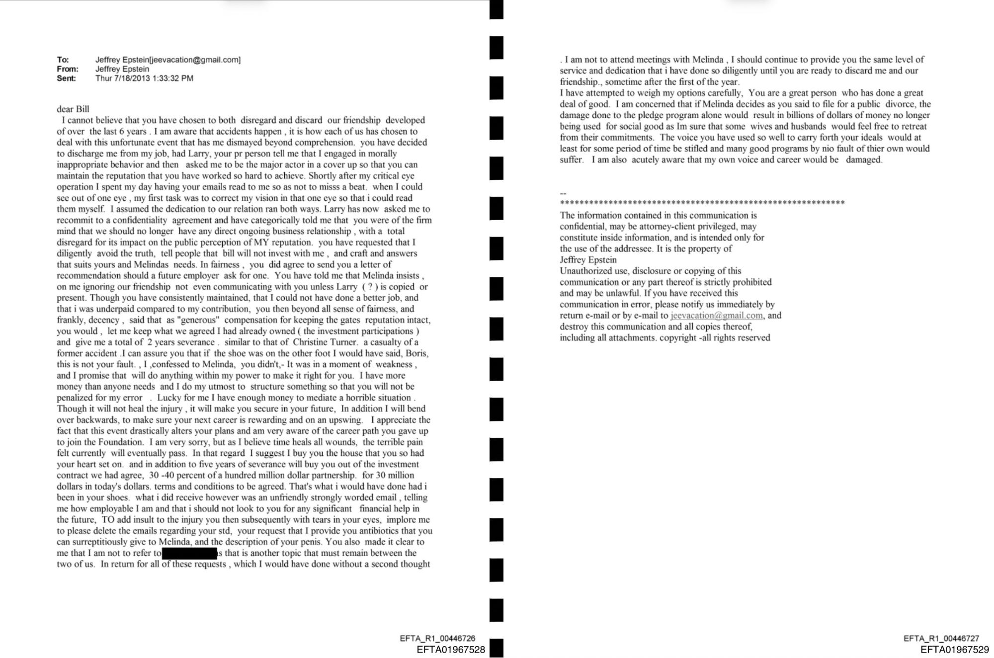 READ THE DOCUMENT: Epstein Drafts Detail Bill Gates’ STD Antibiotics ...