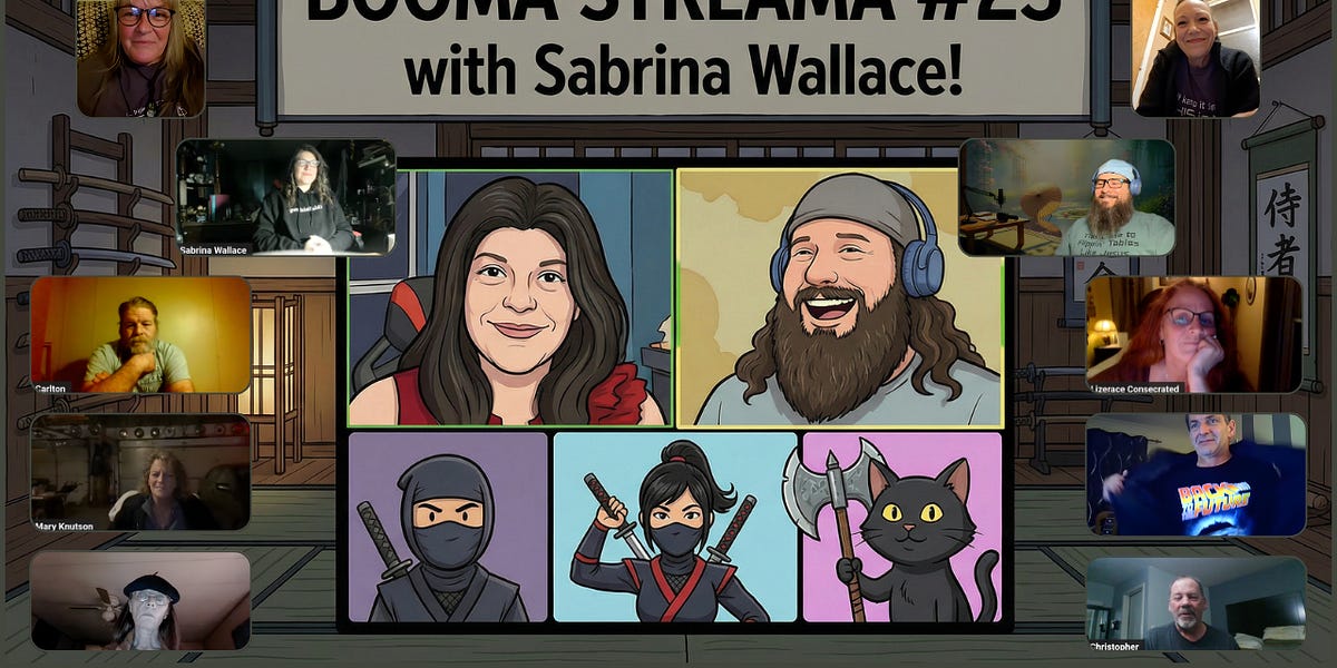 BOOMA STREAMA #23 w/ Sabrina Wallace - by D Booma San