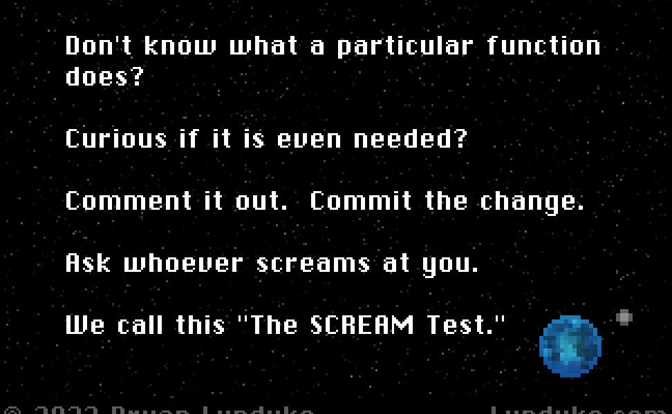 The SCREAM Test - by Bryan Lunduke