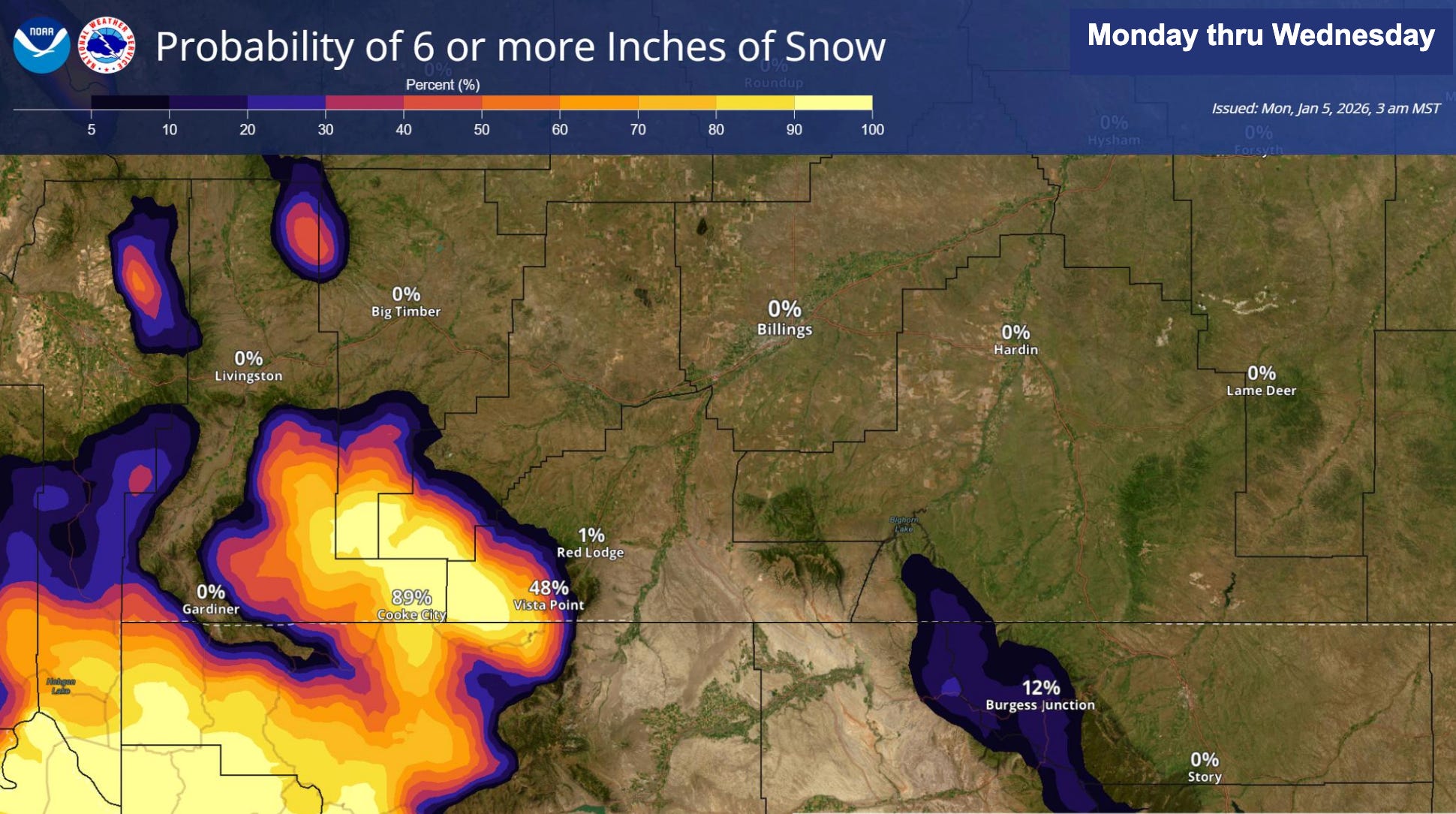 Snow, Wind and Fire Possible This Week