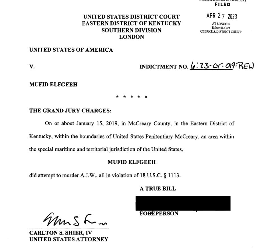Rochester man imprisoned for terrorism alarms Kentucky prison staff