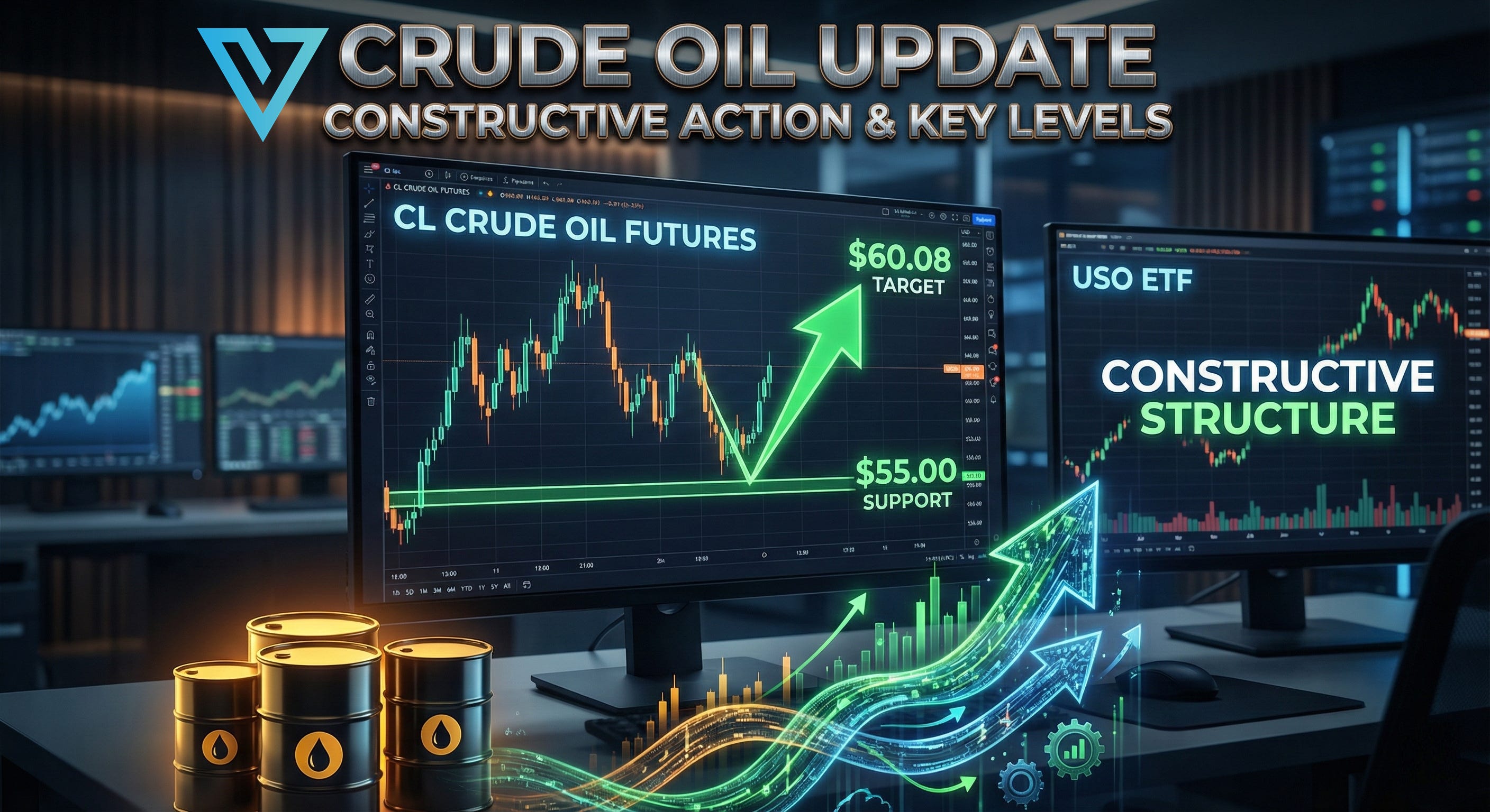 Crude Oil & USO: Constructive Action & The Key Levels