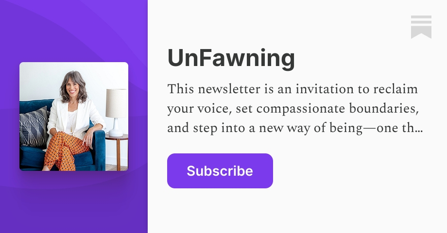 UnFawning | Dr. Ingrid Clayton | Substack
