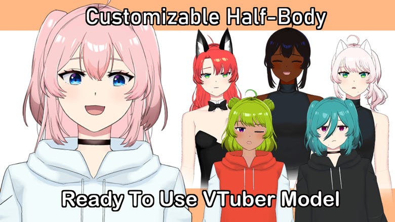Customizable Vtuber Models - by Umi Majo - Umi’s Substack