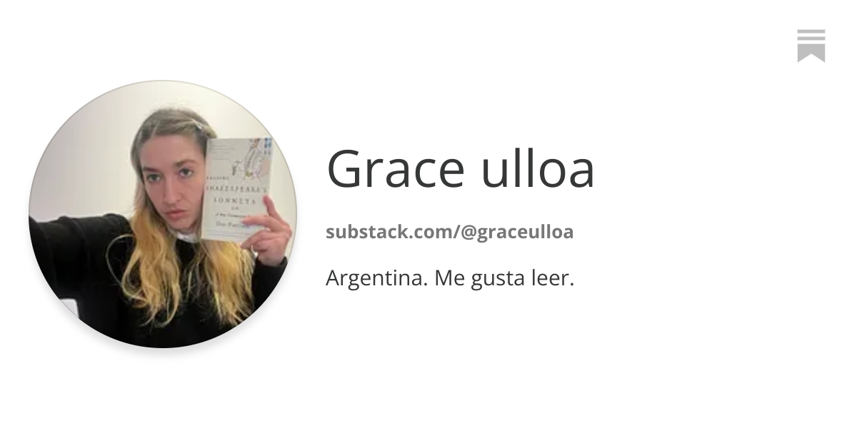 Grace ulloa | Substack