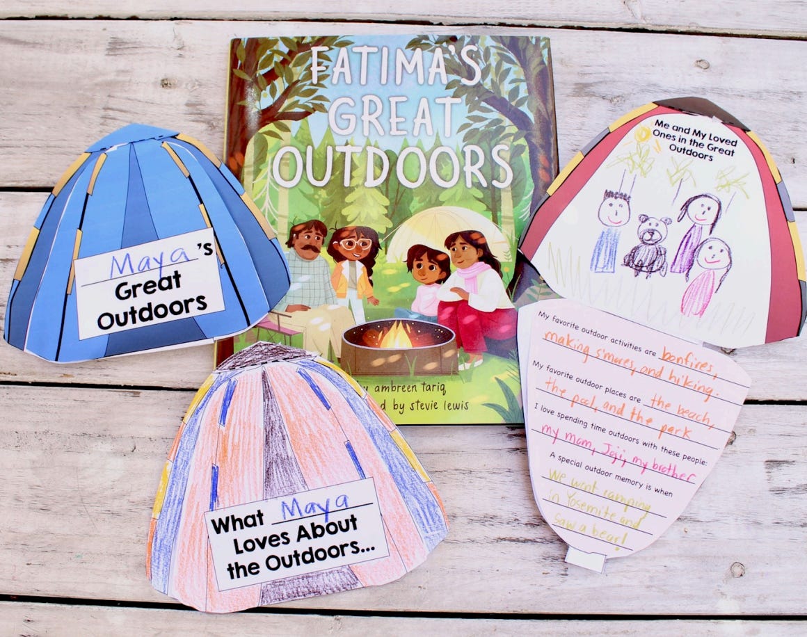 Craft Template: Celebrate Earth Day and the Great Outdoors