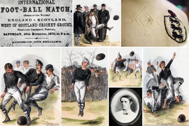 ⚽ The First International Match: Scotland vs. England, 1872