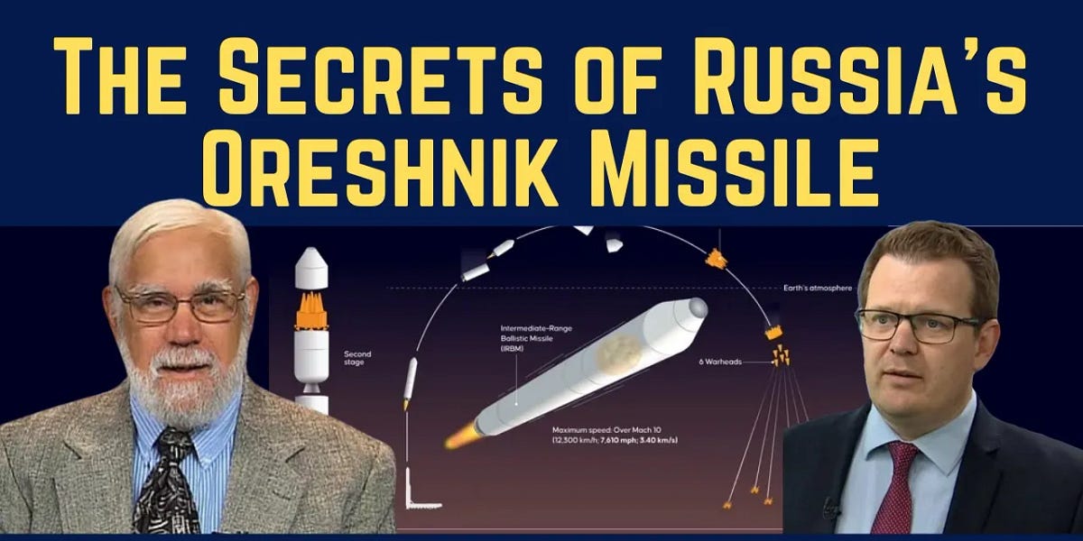 Theodore Postol: The Secrets of Russia's Oreshnik Missile