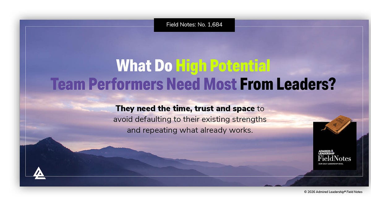 What High-Potential Team Members Need Most From Leaders
