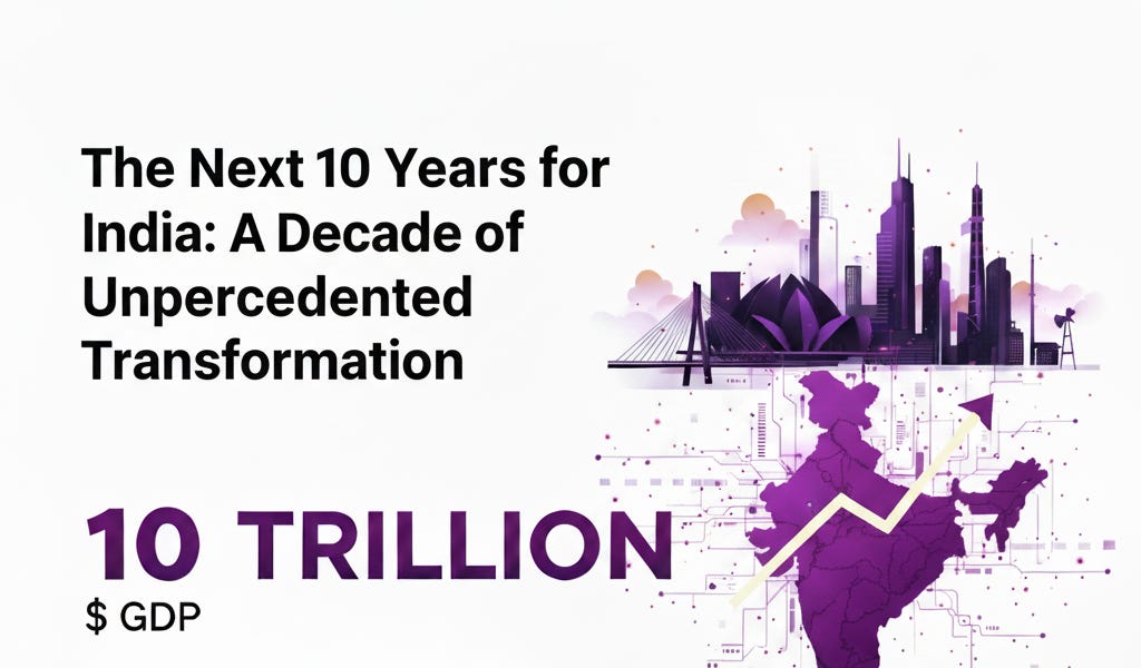 The Next 10 Years for India: A Decade of Unprecedented Transformation