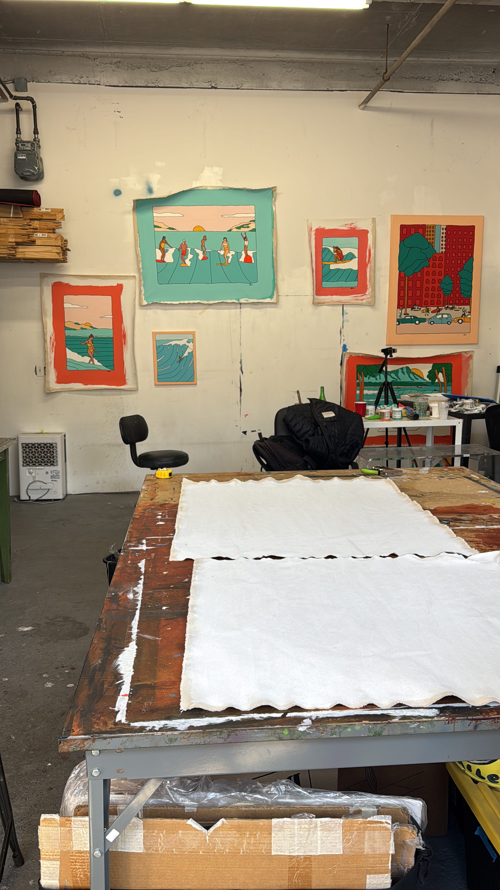 Alimo Studio Notes #32 [ North Shore Hawaii Paintings, Charity Nights ...