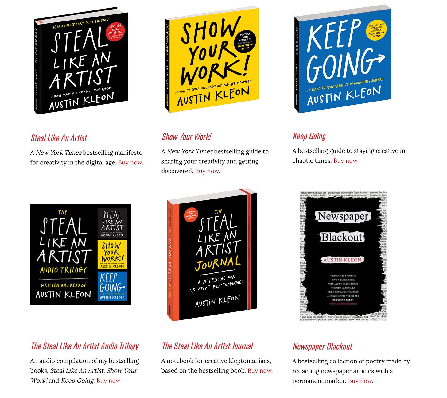 Austin Kleon: Author of "Steal Like an Artist" on building a ...