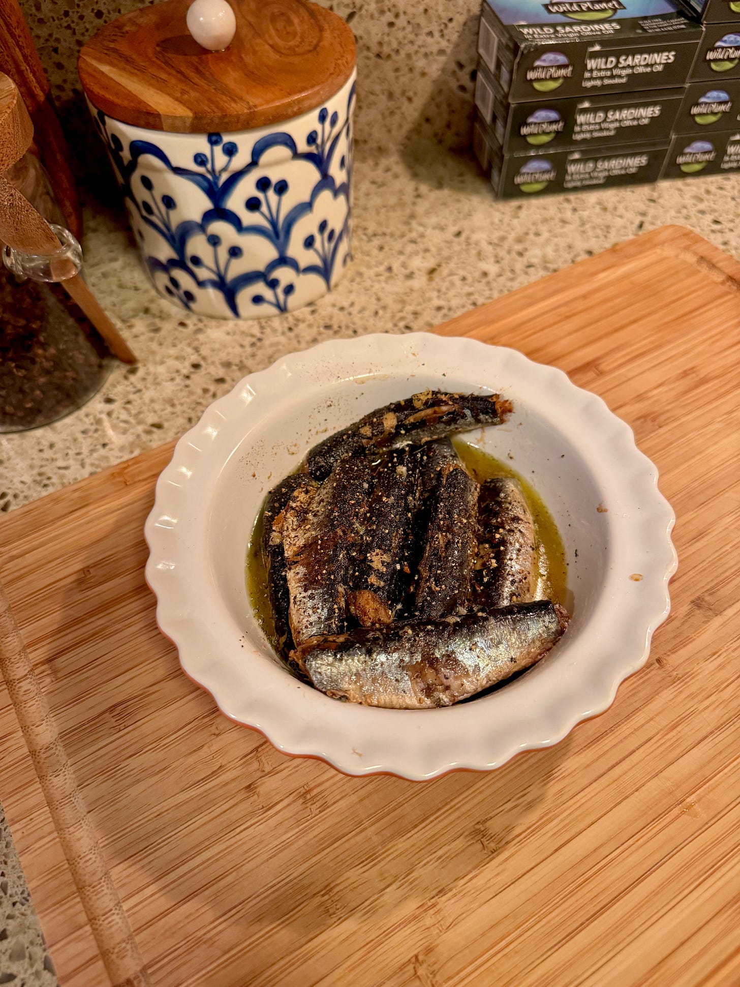 Day 1 of the sardine 'fast' + what I DIDN'T expect...