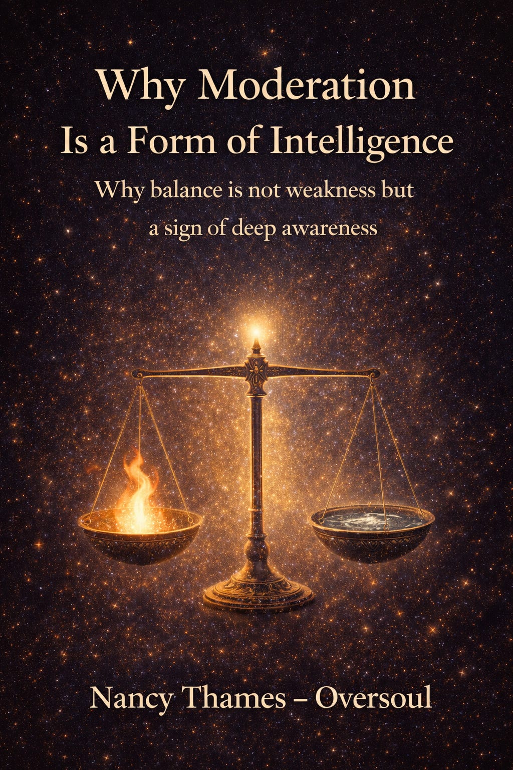 Why Moderation Is a Form of Intelligence