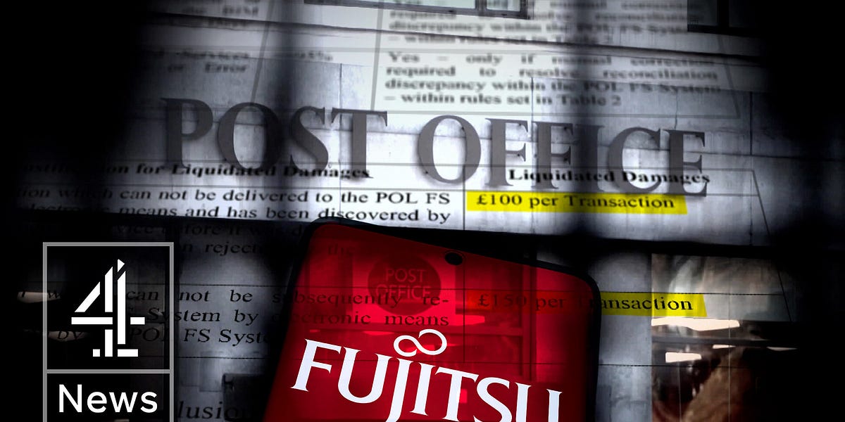Comments - Post Office scandal: Secret Fujitsu contract revealed over ...