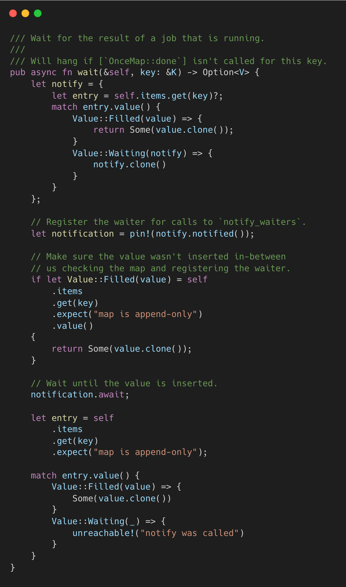 [uv] OnceMap: Rust Pattern for Running Concurrent Work Exactly Once