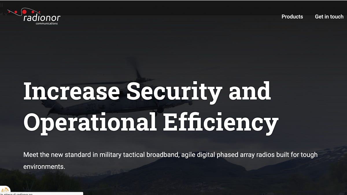 Radionor Communications - Defence Finance Monitor