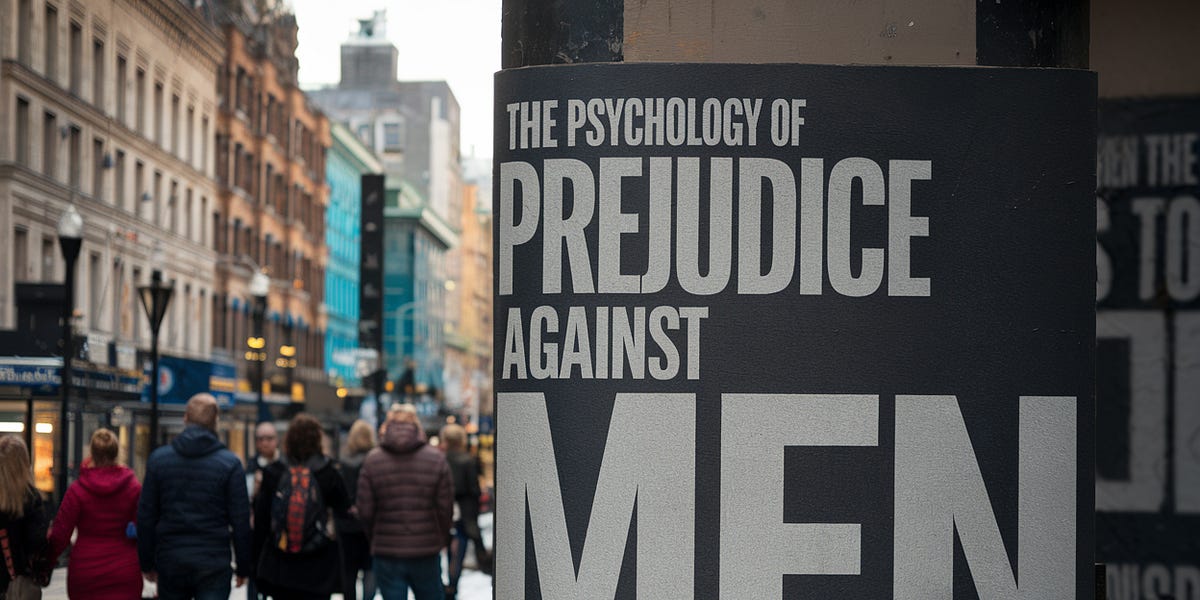 The Psychology of Prejudice Against Men - by Tom Golden