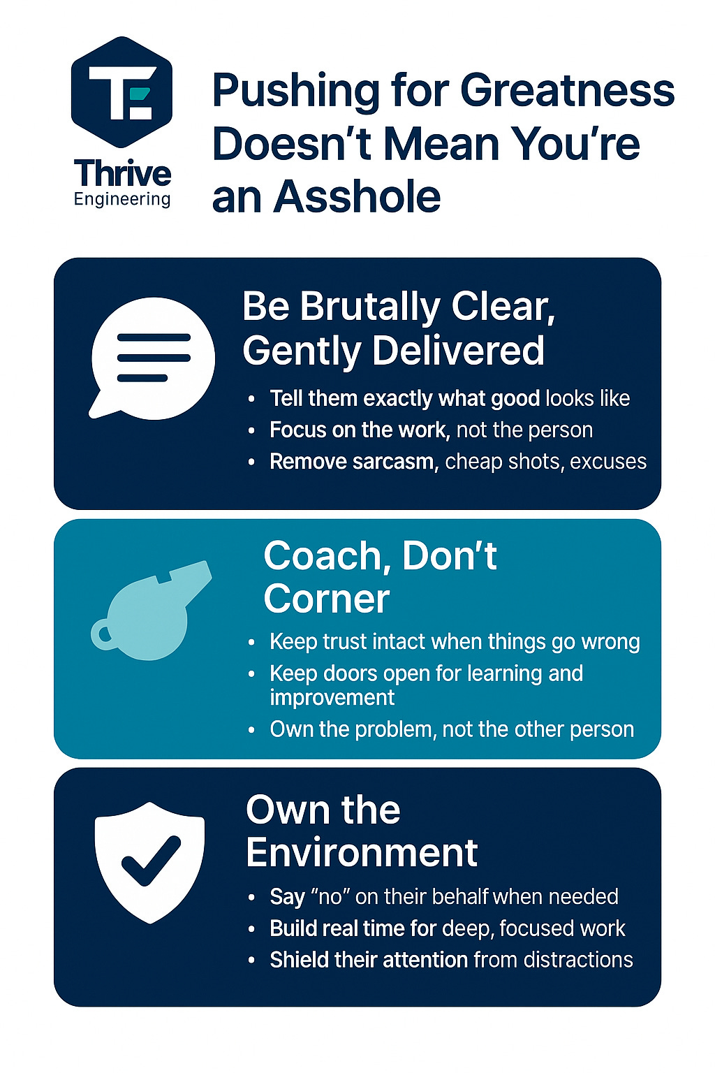Pushing for Greatness Doesn’t Mean You’re an Asshole