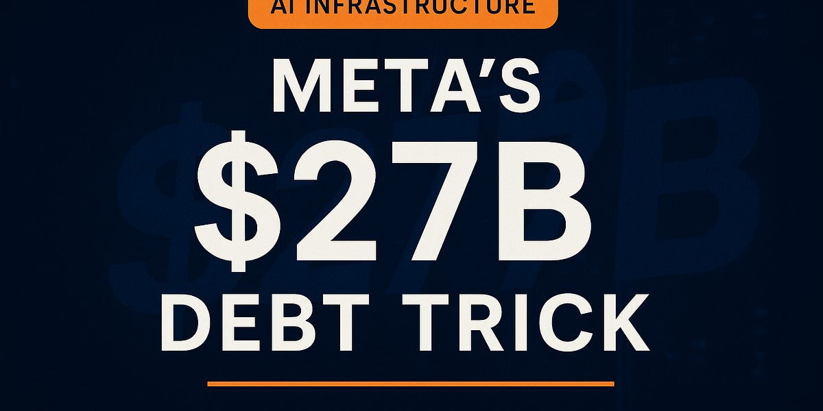 Meta's Hidden AI Debt: The $30B SPV That Doesn't Show Up on the Balance ...