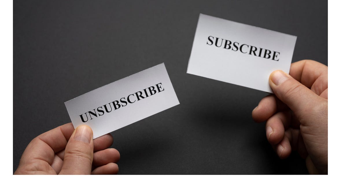 How to Unsubscribe/Manage Subscription
