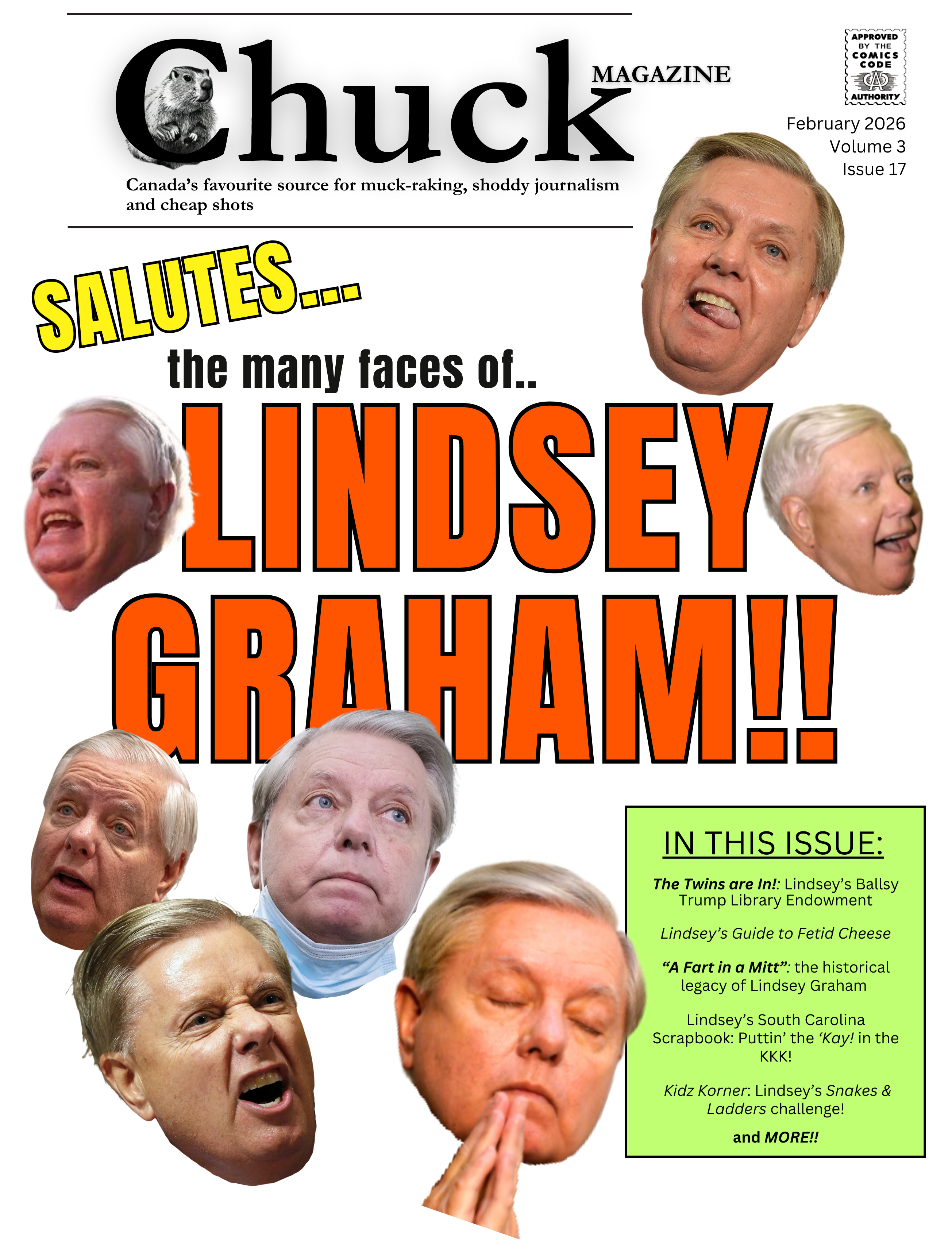 CHUCK Magazine #17 (February 2026) - by Gord McGlynn