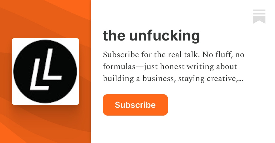 the unfucking | Larissa Loden | Substack