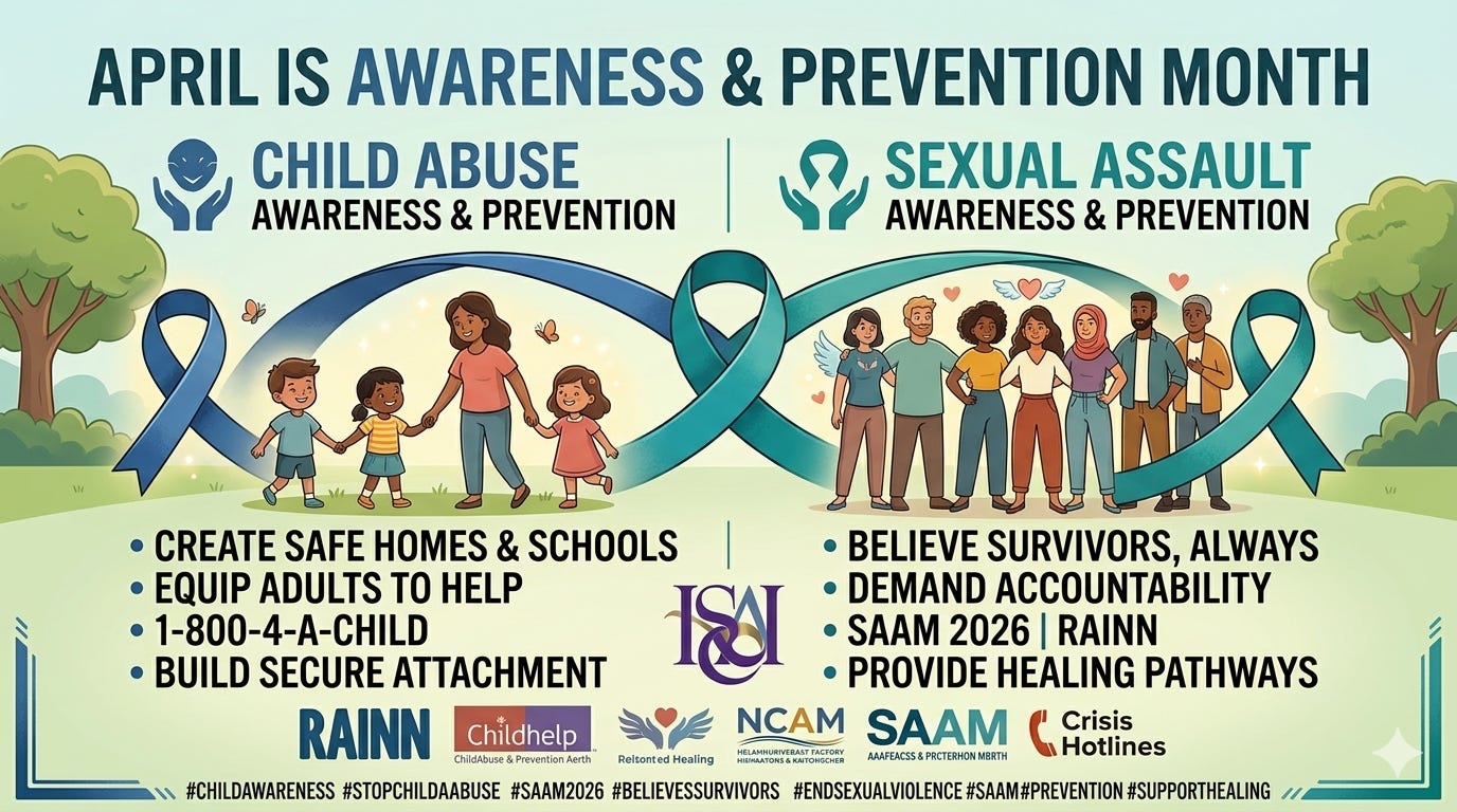 APRIL 2026 · AWARENESS & PREVENTION Two Awarenesses. One Undeniable Truth.