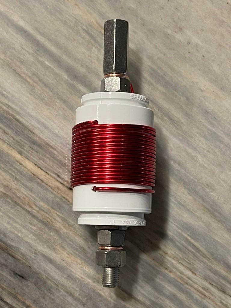 Build: Base-Loaded 40 Meter Coil for my 17 ft Whip