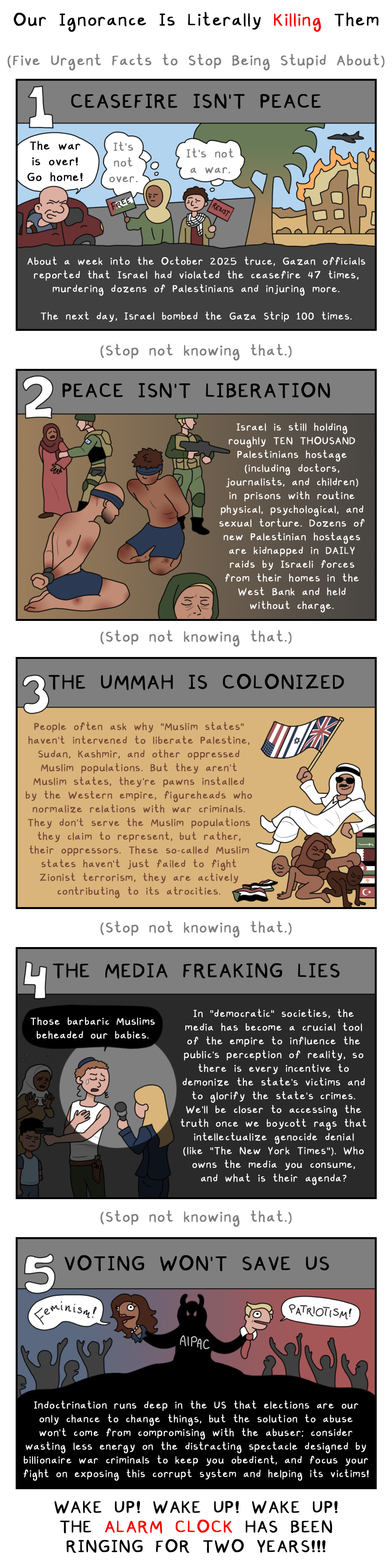 Our Ignorance Is Literally Killing Them - by Yussra