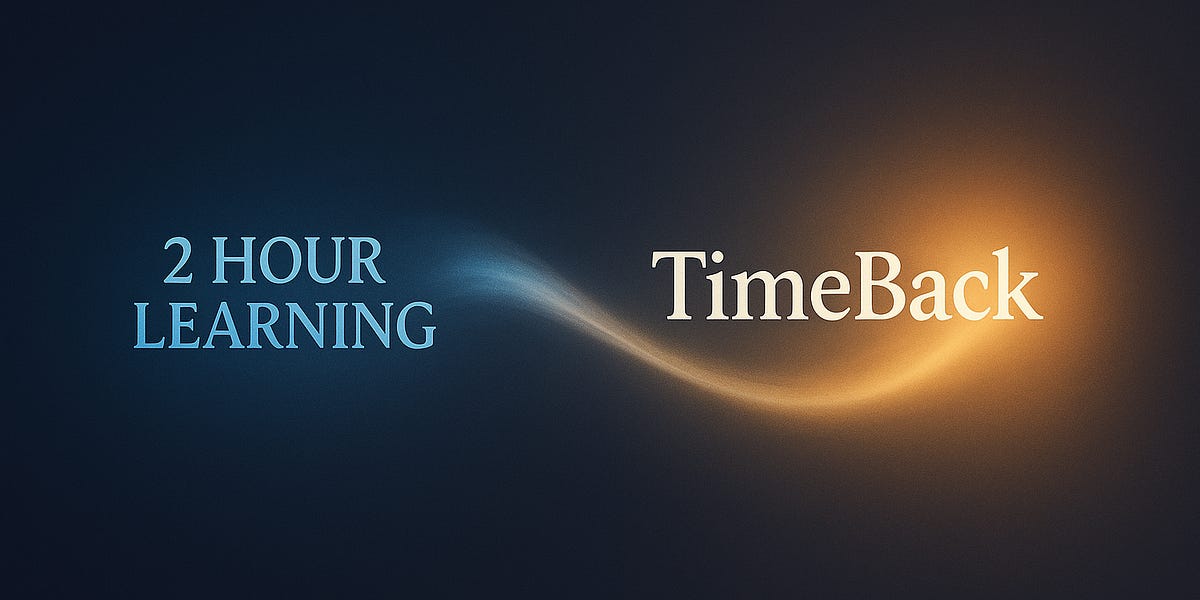 Introducing TimeBack: The Next Evolution of Alpha’s Model
